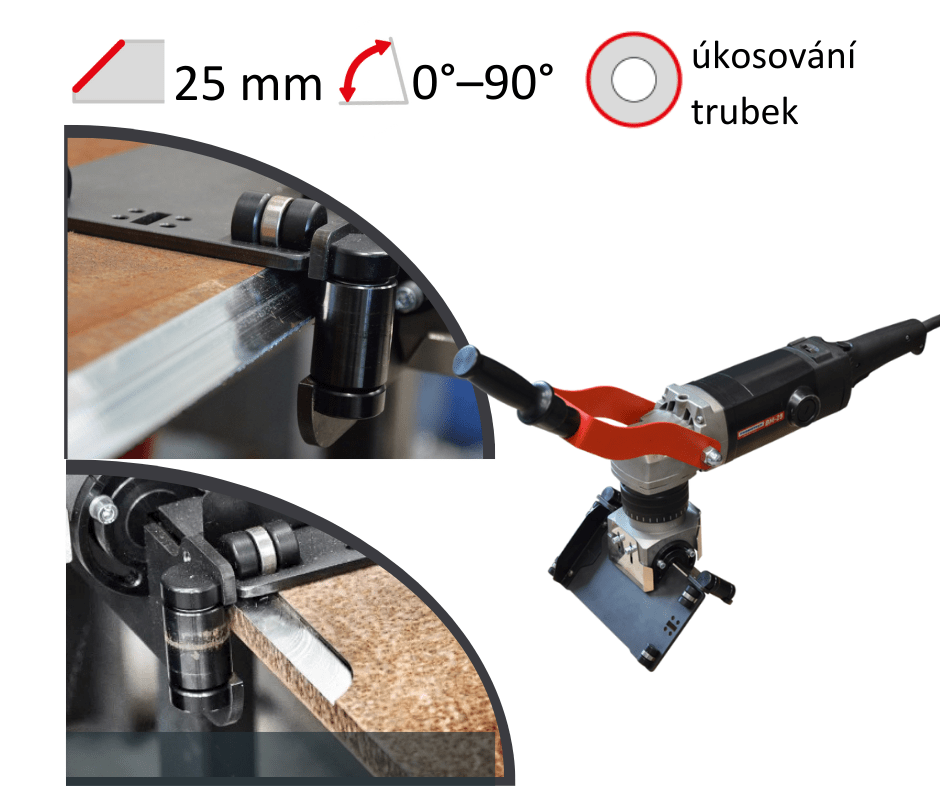 HANDMILL INOX – Ruční srážečka hran s čelní frézou | BEVEL